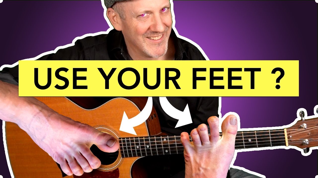 How to Play Guitar With Your FEET - Adam Rafferty Guitar Lesson - Adam ...