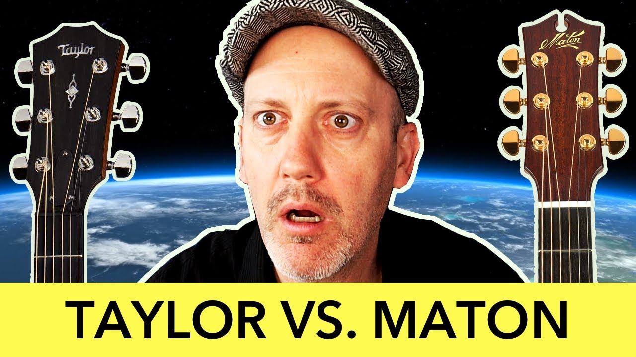 Taylor 314 CE vs Maton EBG 808 C - Acoustic Guitar Shootout | Adam ...