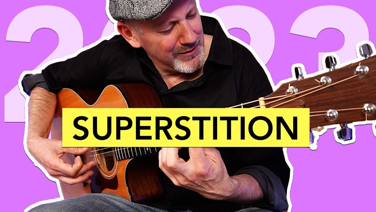 "Superstition" - Fingerstyle Guitar - Adam Rafferty (Stevie Wonder ...